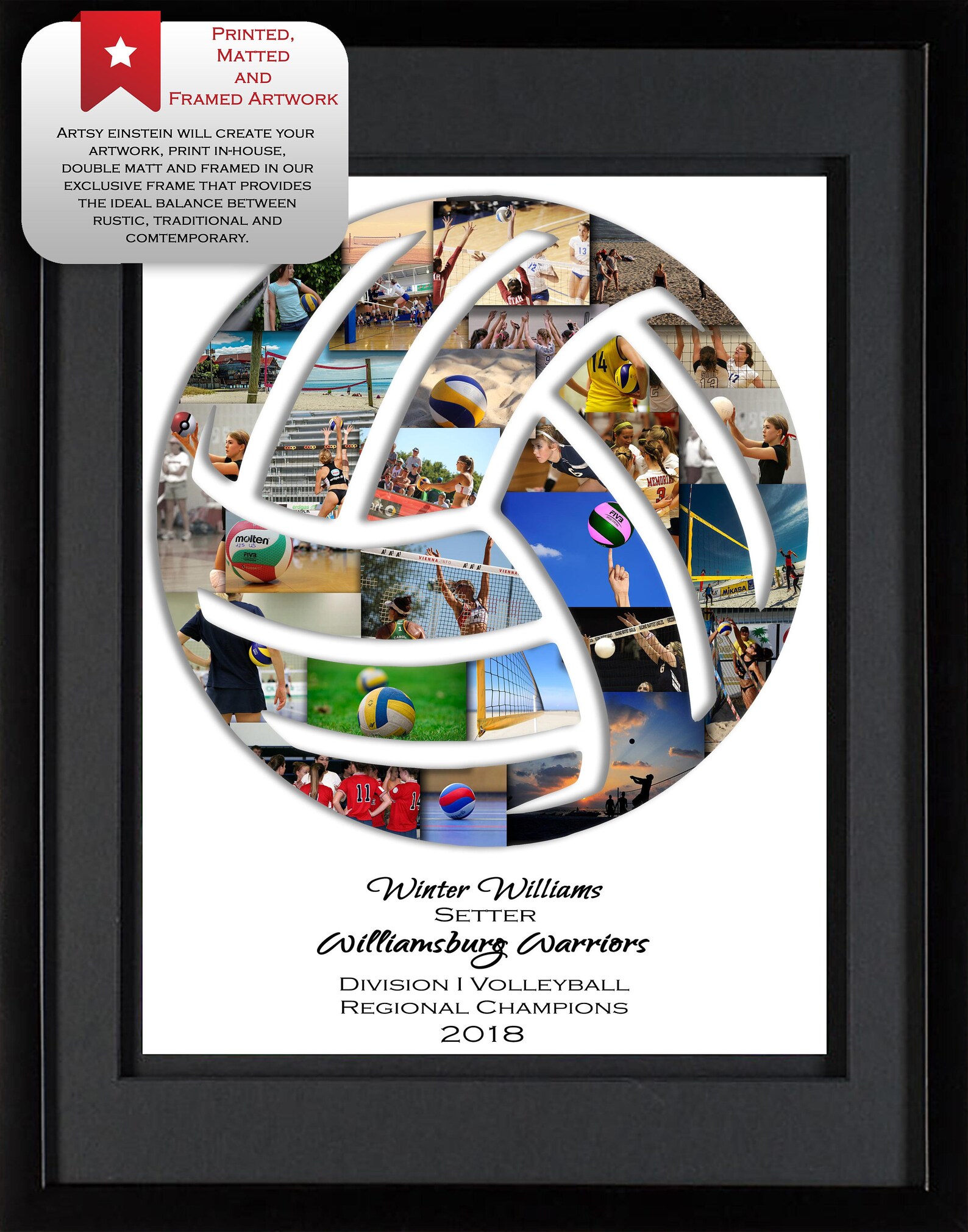 Volleyball Gift Personalized Volleyball Gift Custom Photo | Etsy