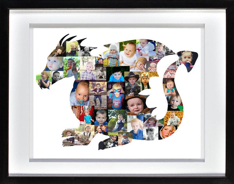 Dragon Photo Collage Dragon Art Dragon Wall Art Dragon - Etsy