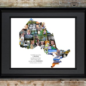 Ontario Canada Photo Collage | Canadian Picture Collage | Shape of ...