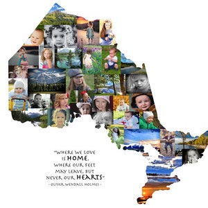 Ontario Canada Photo Collage | Canadian Picture Collage | Shape of ...