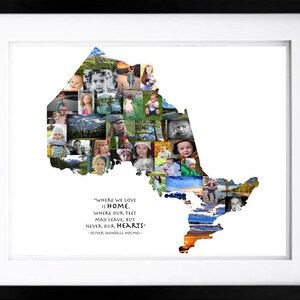 Ontario Canada Photo Collage | Canadian Picture Collage | Shape of ...