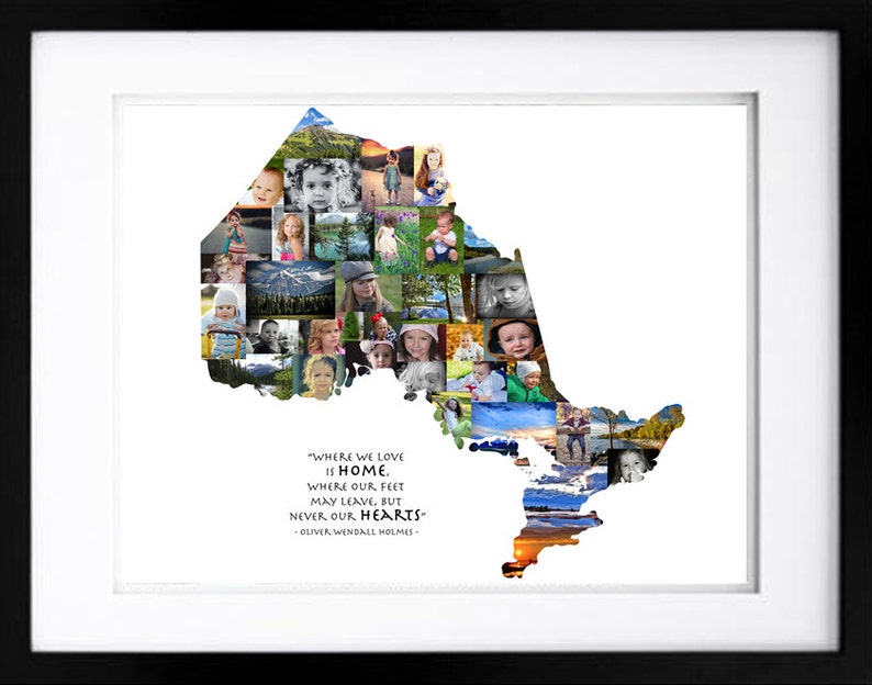 Ontario Canada Photo Collage Canadian Picture Collage - Etsy