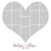 Heart Template PSD Heart Template 15 Photos Collage Template Heart ...