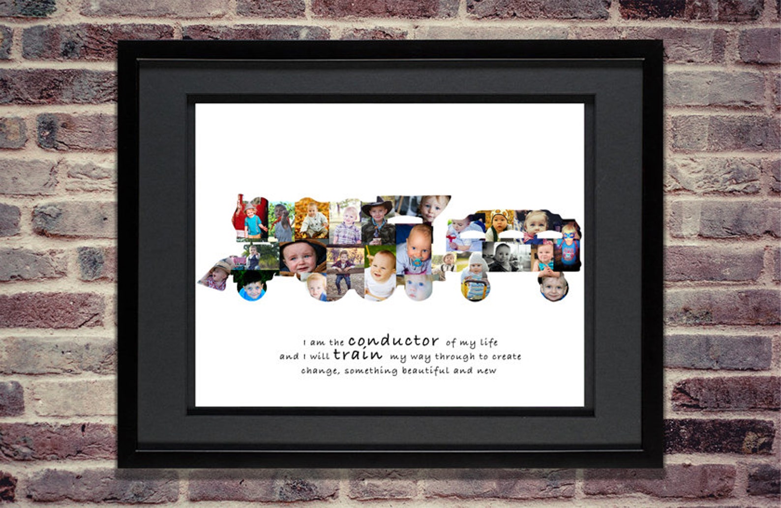 Train Photo Collage Train SVG Train Decor Train Wall Art | Etsy