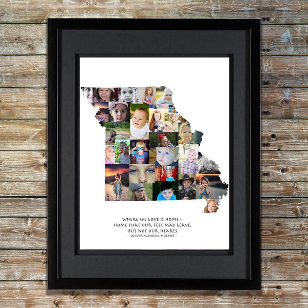 State Photo Collage - Etsy