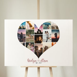 Heart Template - PSD Heart Template - 15 Photos - Collage Template ...