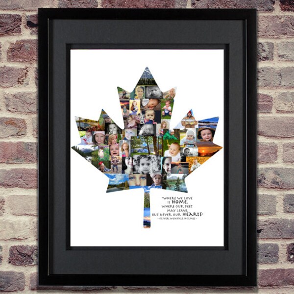 Leaf Collage - Etsy