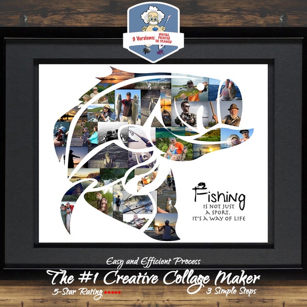 Fish Photo Collage - Etsy