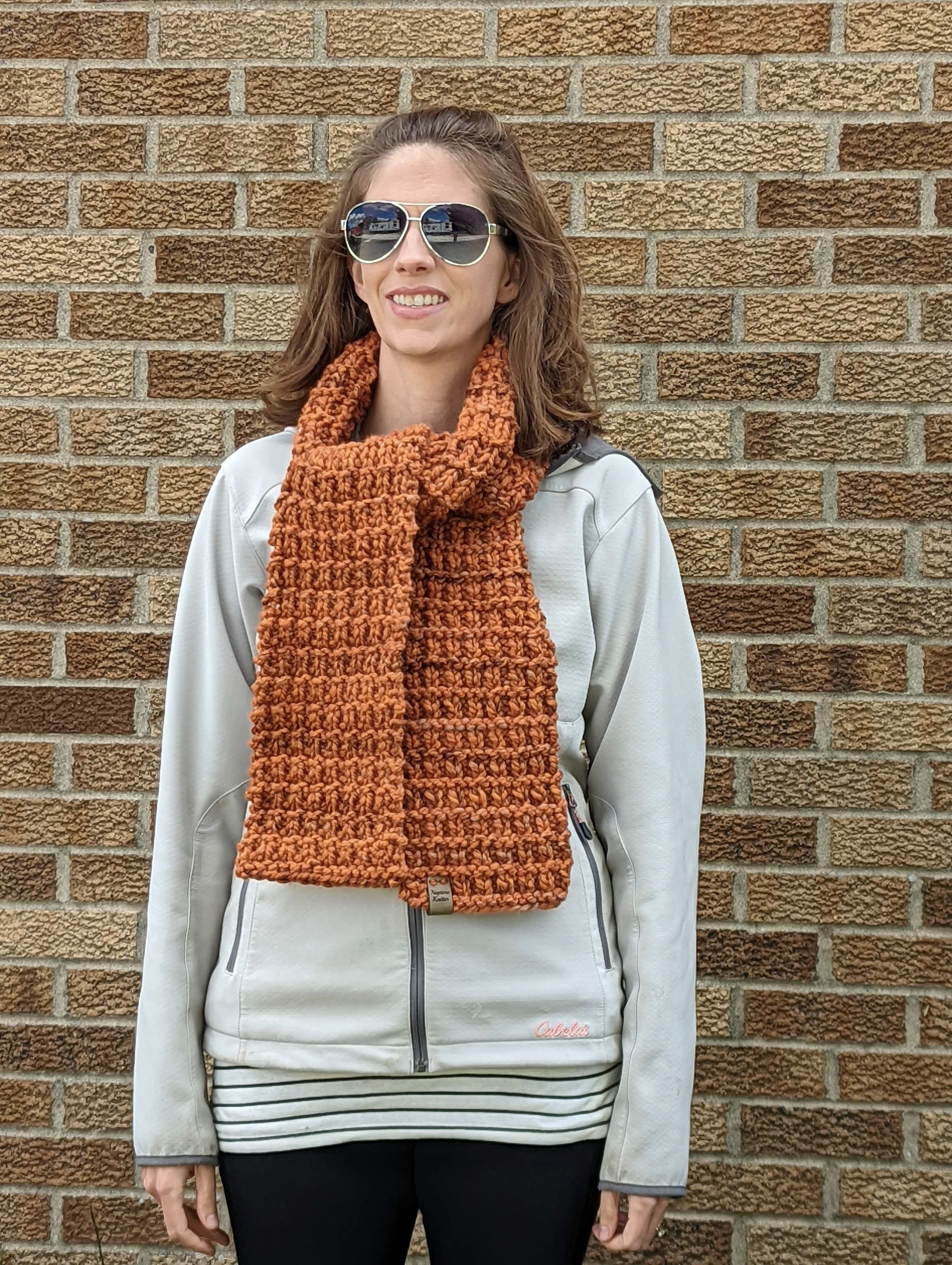 Beginner Knitting Scarf Pattern, Fast, Super Bulky Yarn (PDF Pattern ...