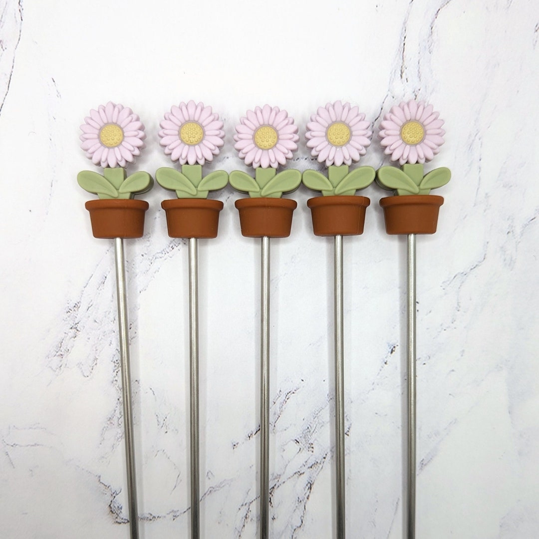 Amigurumi Sticks, Purple Daisies, Ami Sticks, Set of 5, Sewing Sticks ...