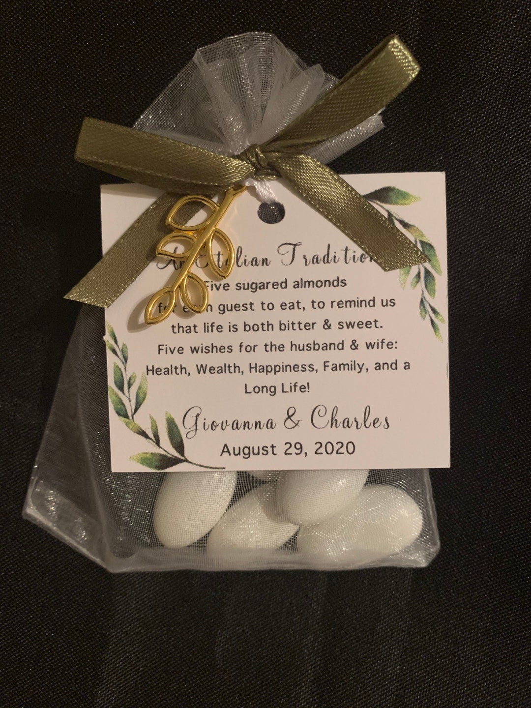 50 - Italian - Bomboniera"confetti" - Wedding Favors (candy Coated ...