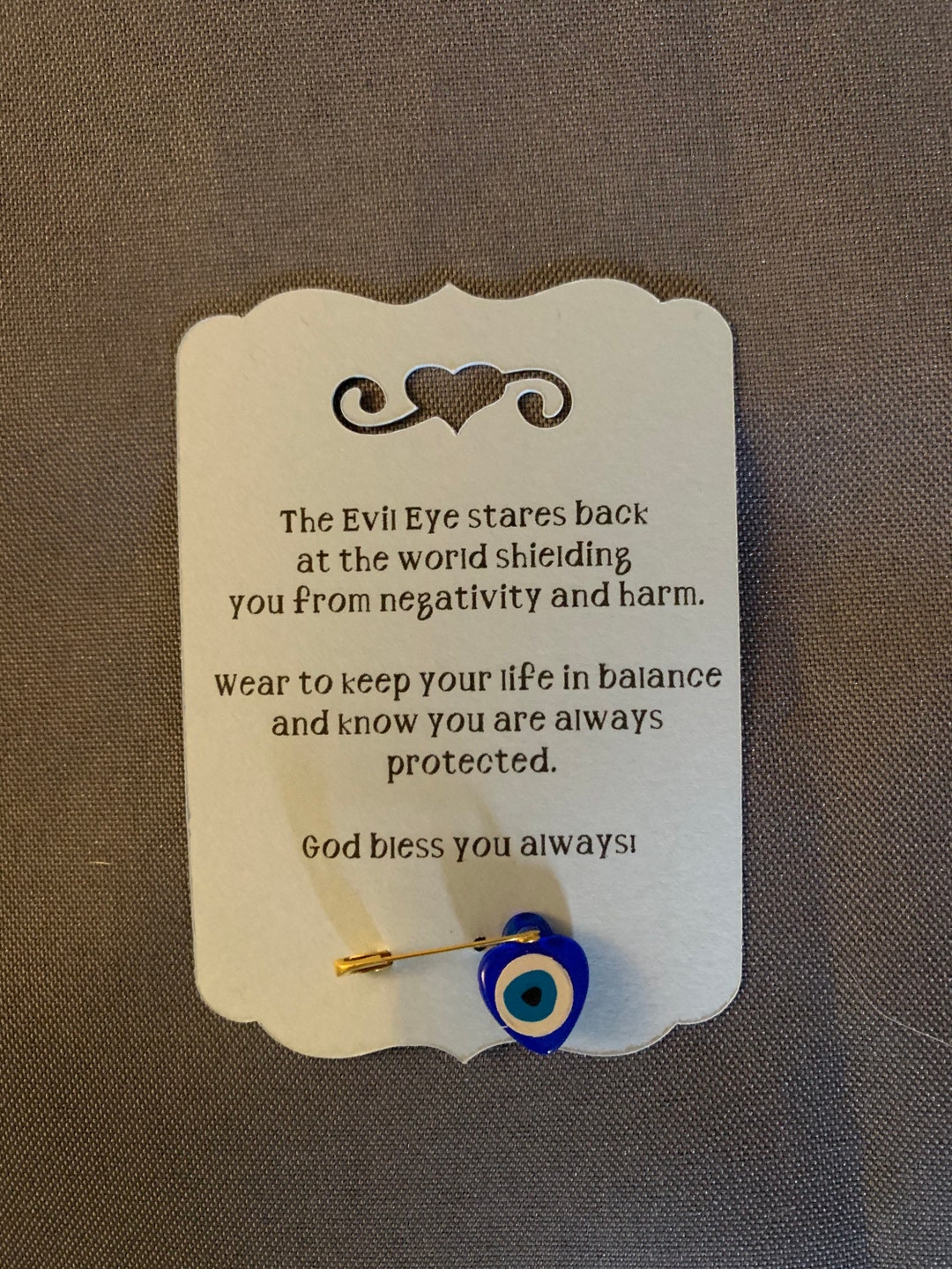 Evil Eye Baby Pin-new Baby Gift- Greek Baby Gift- New Mom Gift ...