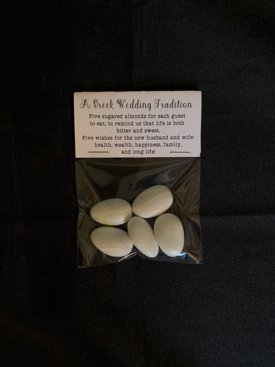 15 Greek Boubounieres koufeta Wedding Favors candy Coated Almonds ...