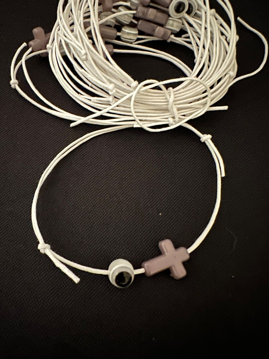 20- Baptism Martyrika (witness Bracelets) - Baptism Favors - Mati Bead ...