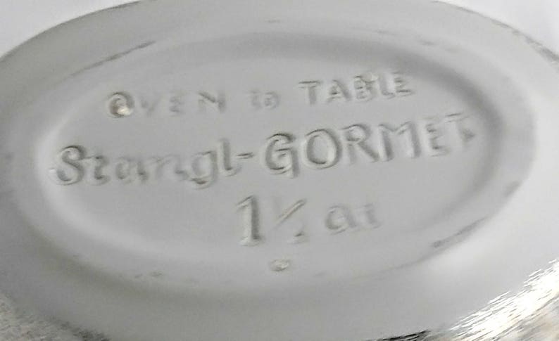 Silver Patterned Stangl-gourmet Oven to Table Floral - Etsy