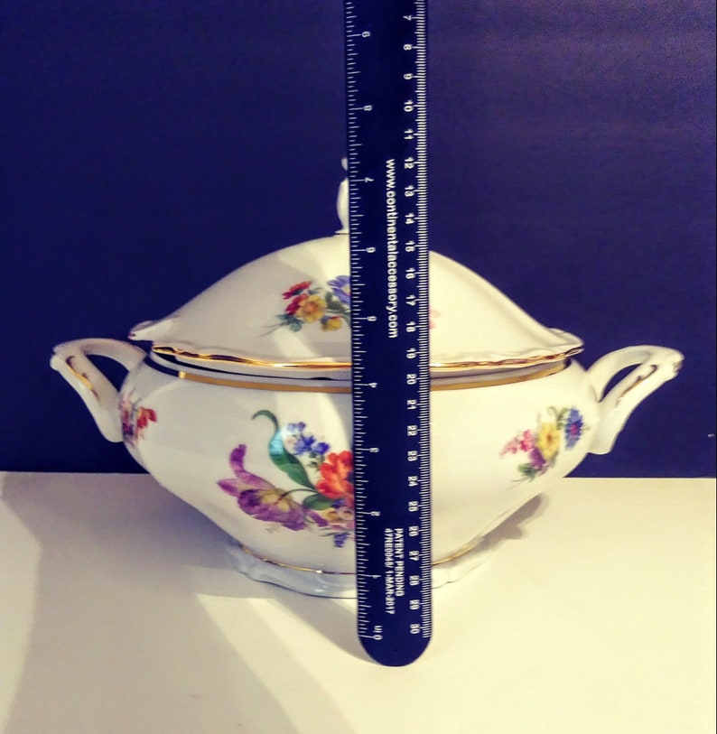 Josef Kuba Soup Tureen JWK Fine Porcelain 1950's Multi | Etsy