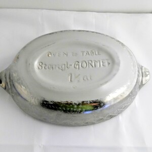 Silver Patterned Stangl-gourmet Oven to Table Floral Roaster/casserole ...
