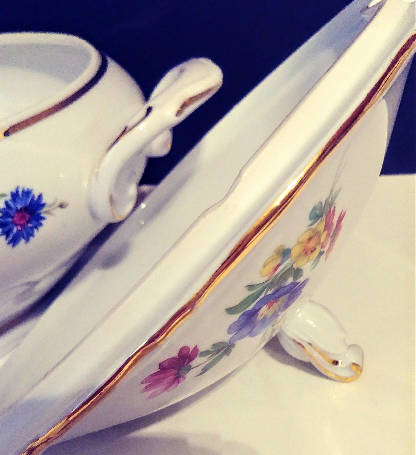 Josef Kuba Soup Tureen JWK Fine Porcelain 1950's Multi | Etsy