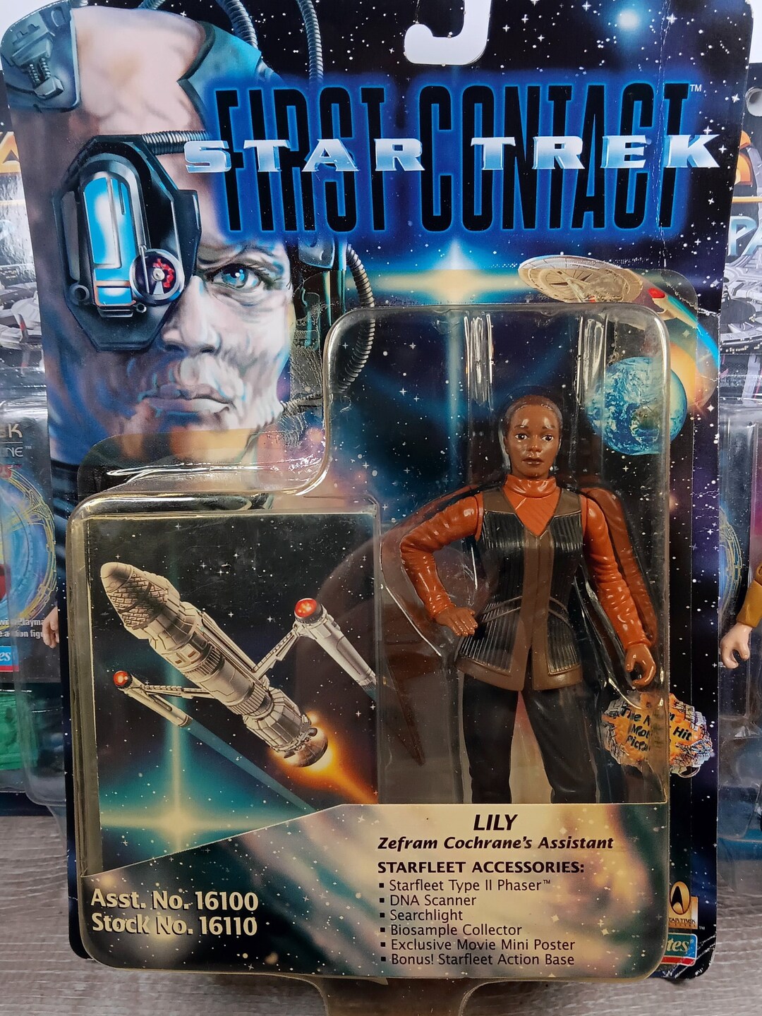 Vintage 1996 Playmates Star Trek First Contact Lily Zefram Cochrane's ...