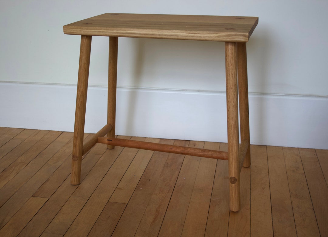 Handmade Solid Oak Table With Braced Legs: Danish Oil Finish, Cottage ...