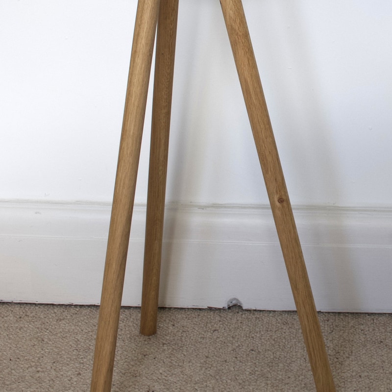 Round Oak Hallway Table - Etsy UK