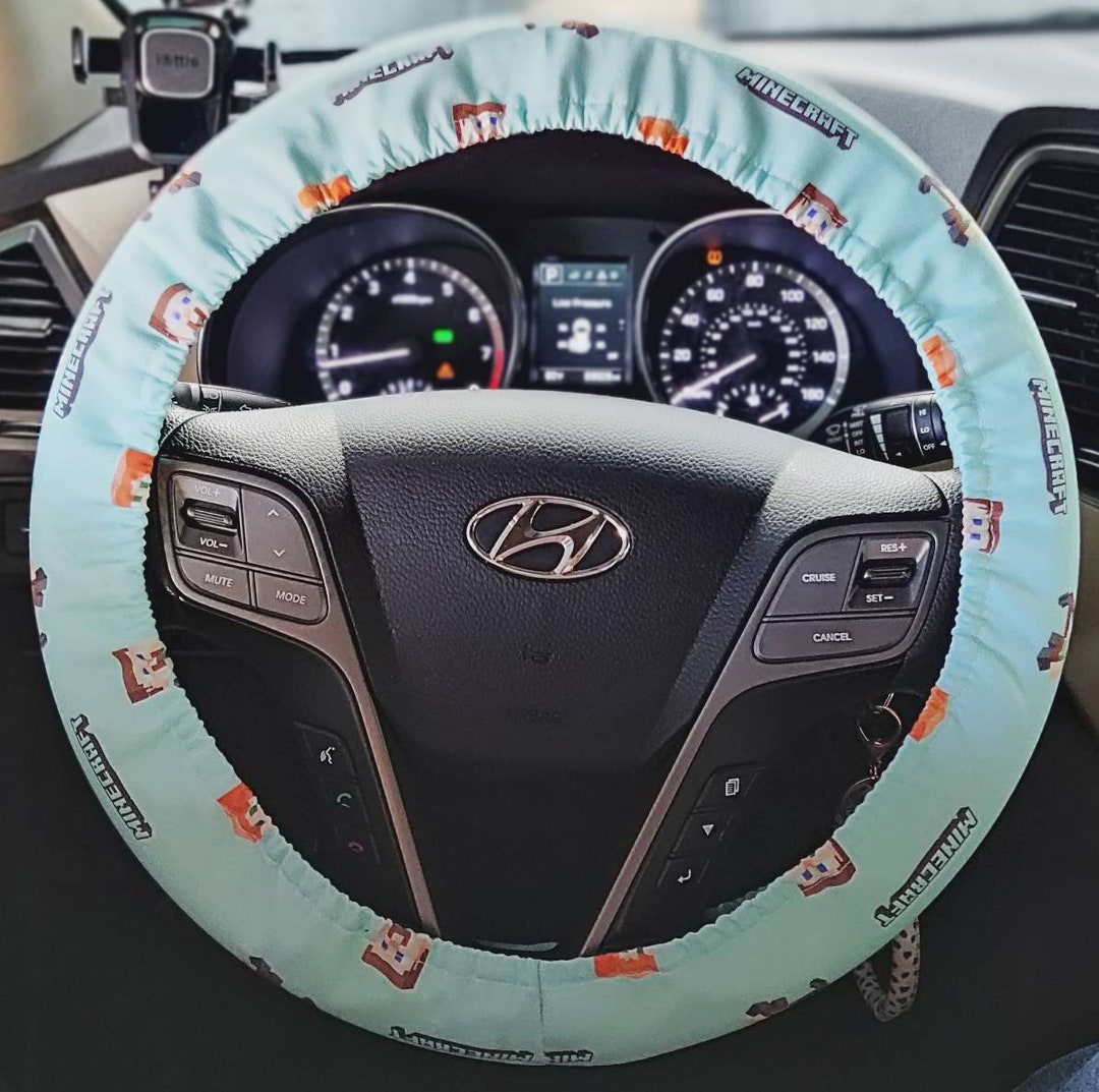 Minecraft Steering Wheel Cover - Etsy