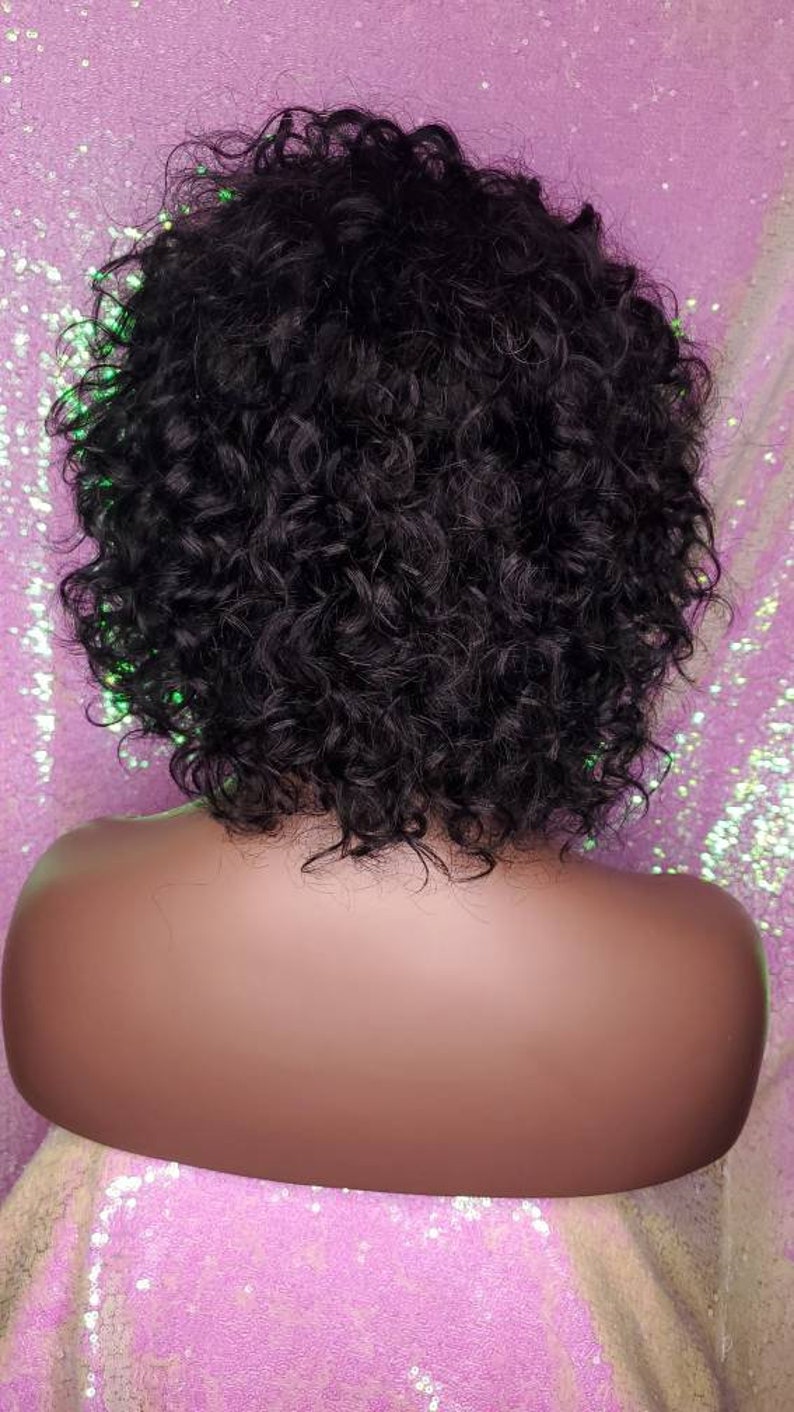 Wig Soft Flowy Curly Hair Wigs Loose Curl Brazilian Remy Human - Etsy