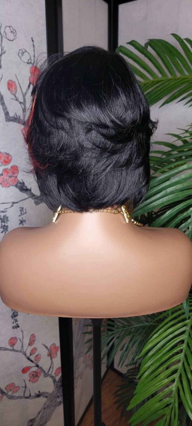 Short Bob Human Hair Remy Short Cut Hair Bob Hairstyle Swoop - Etsy