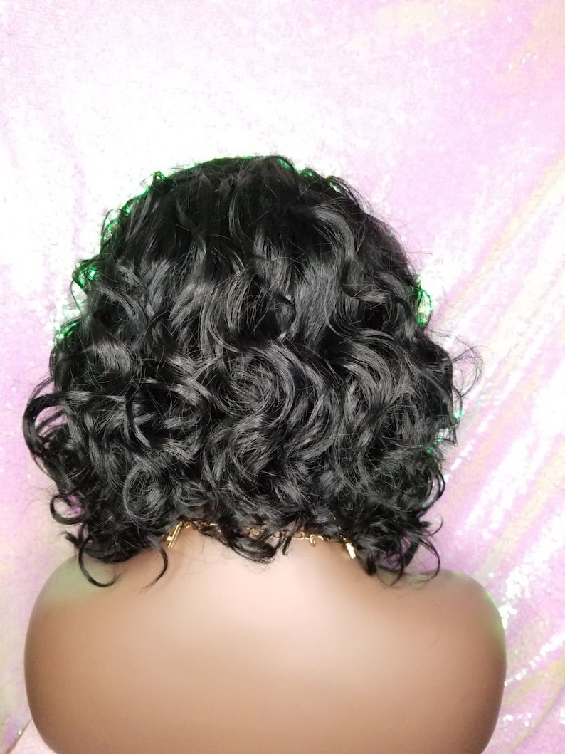 Body Wave Lace Front Wig Wavy Curly Bob Hair Style Lace Wig - Etsy
