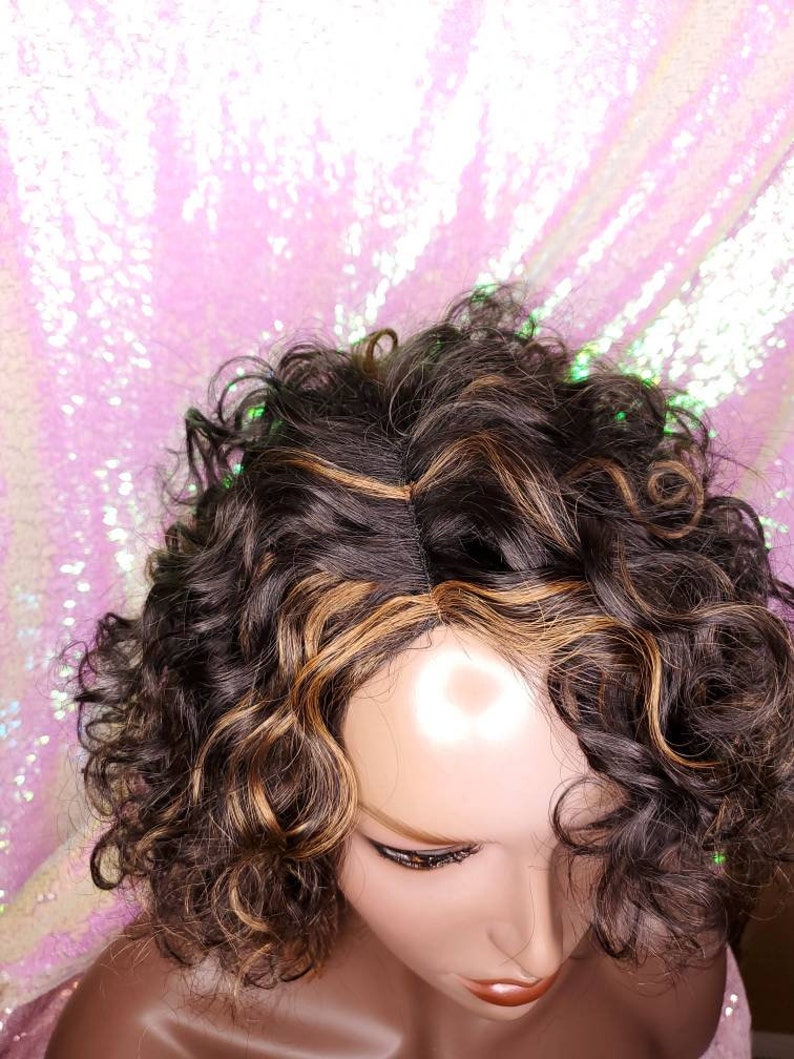 Wig Soft Flowy Curly Hair Wigs Loose Curl Brazilian Remy Human - Etsy