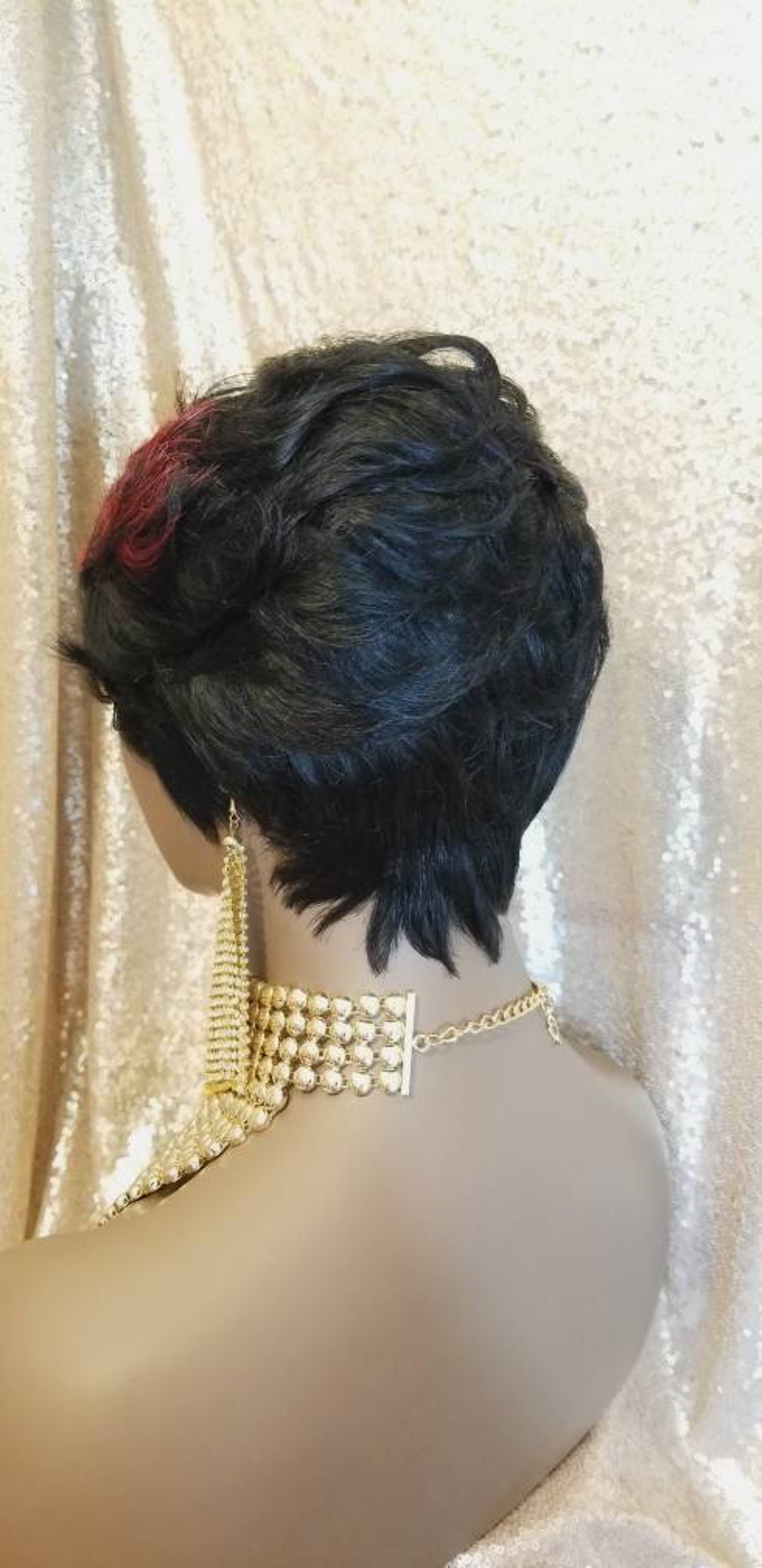 Pixie Cut Wig: Brazilian Remy Human Hair, Sleek Fashion Style - Etsy
