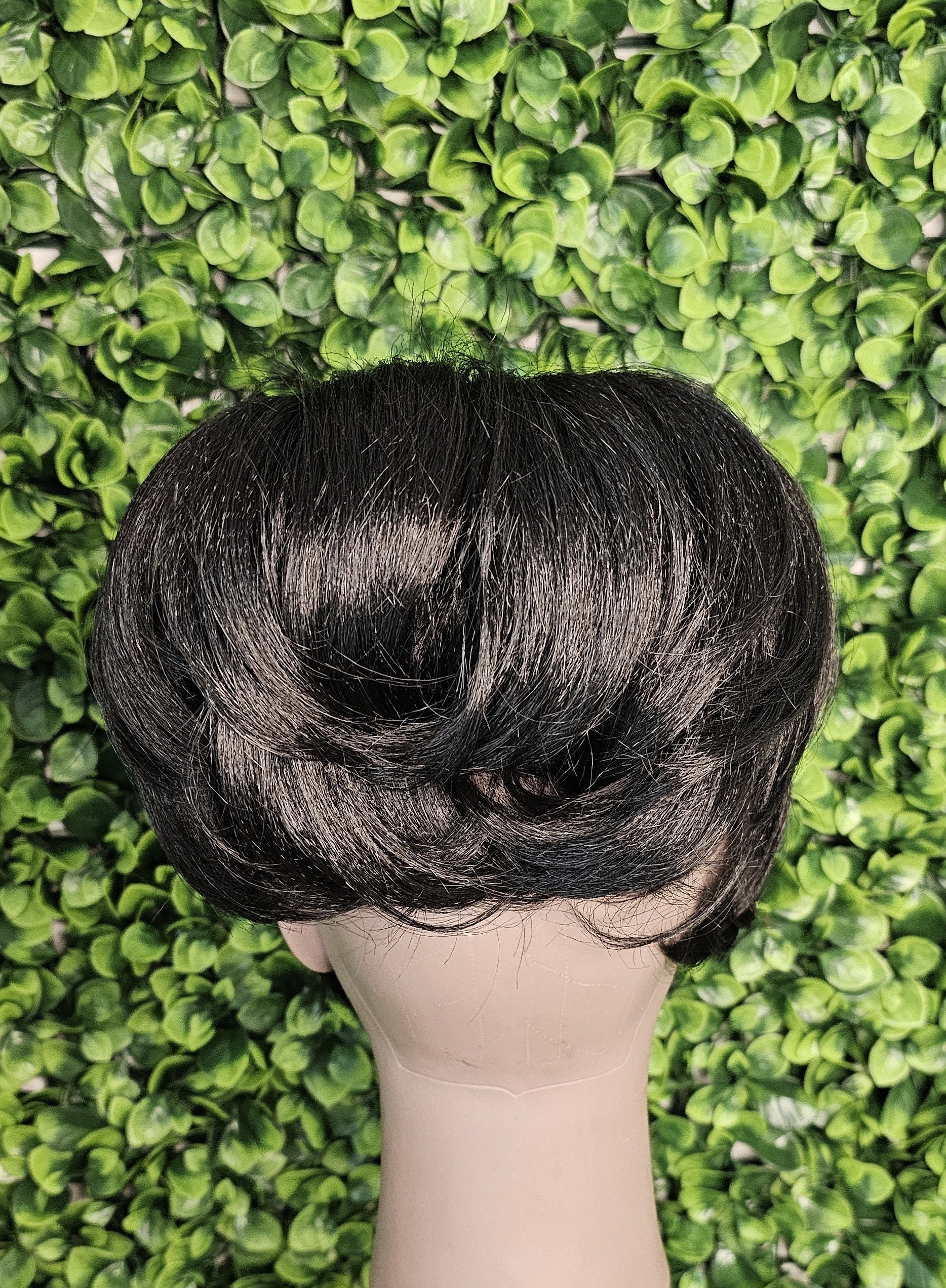 90s Swoop Bang Ponytail: Natural Yaki Fluffy Bun 2pcs - Etsy