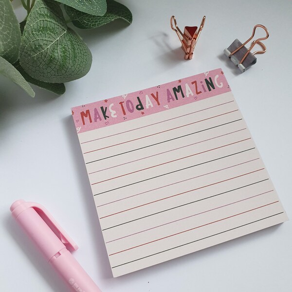 Square Notepad - Etsy
