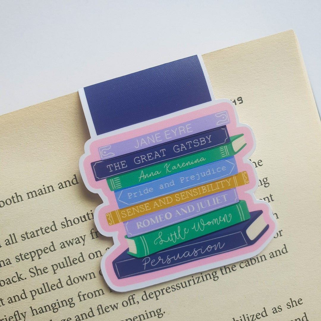 Classical Book Stack Magnetic Bookmark Book Accessories Page Saver ...