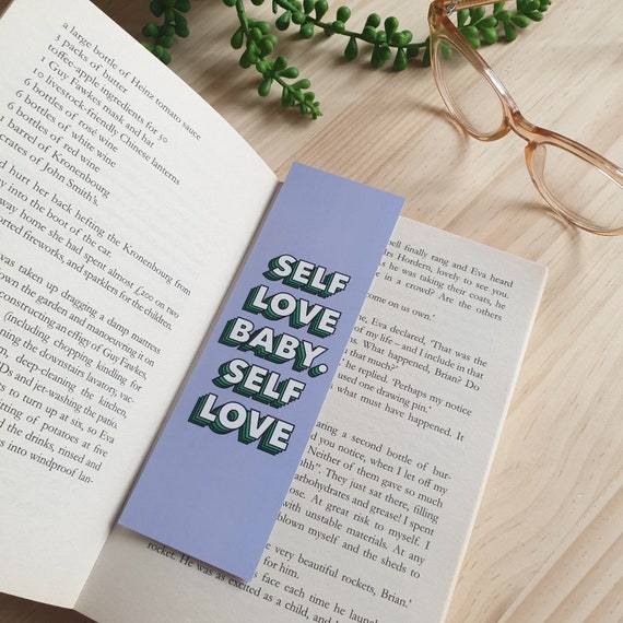 Self Love Bookmark Double Sided Book Accessories Reading - Etsy