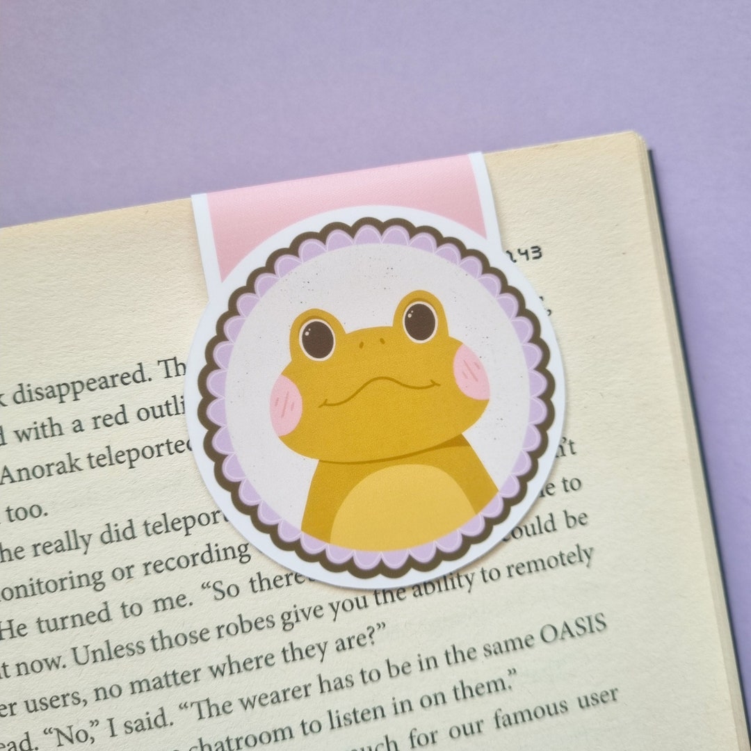 Frog Magnetic Bookmark Book Accessories Colourful Aesthetic Reading ...