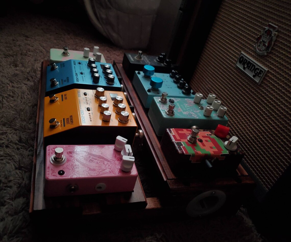 2 Level Guitar Pedal Board - Etsy