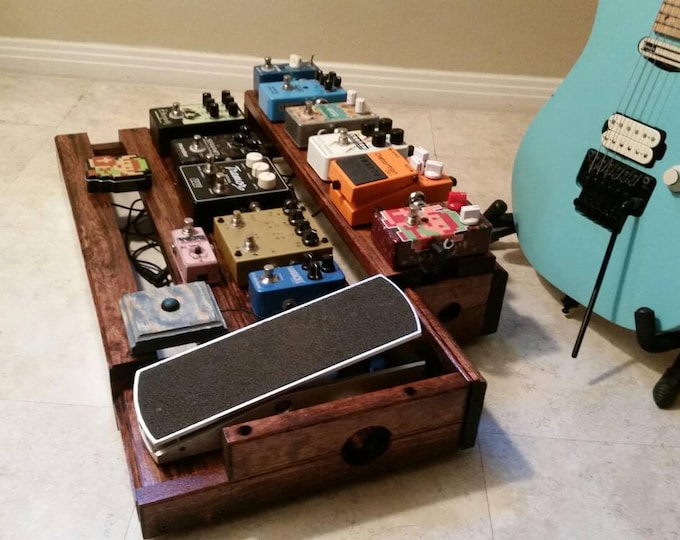 Large 2 Tier Guitar Pedalboard - Etsy