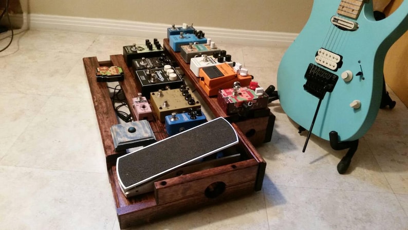 Large 2 Tier Guitar Pedalboard - Etsy