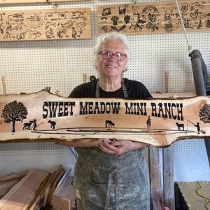 Elk, Trees, Nature , Custom Live Edge Bark Red Cedar Wood, Hardwood ...