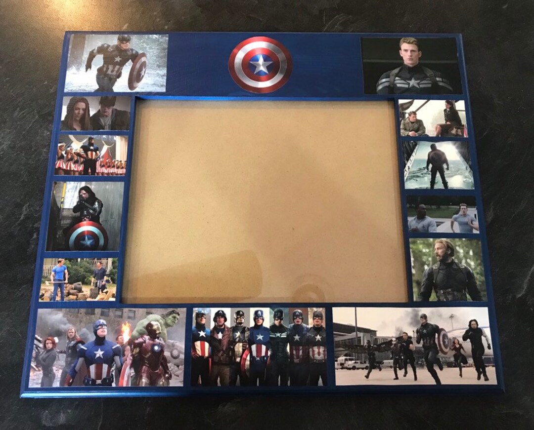 Captain America Frame - Etsy