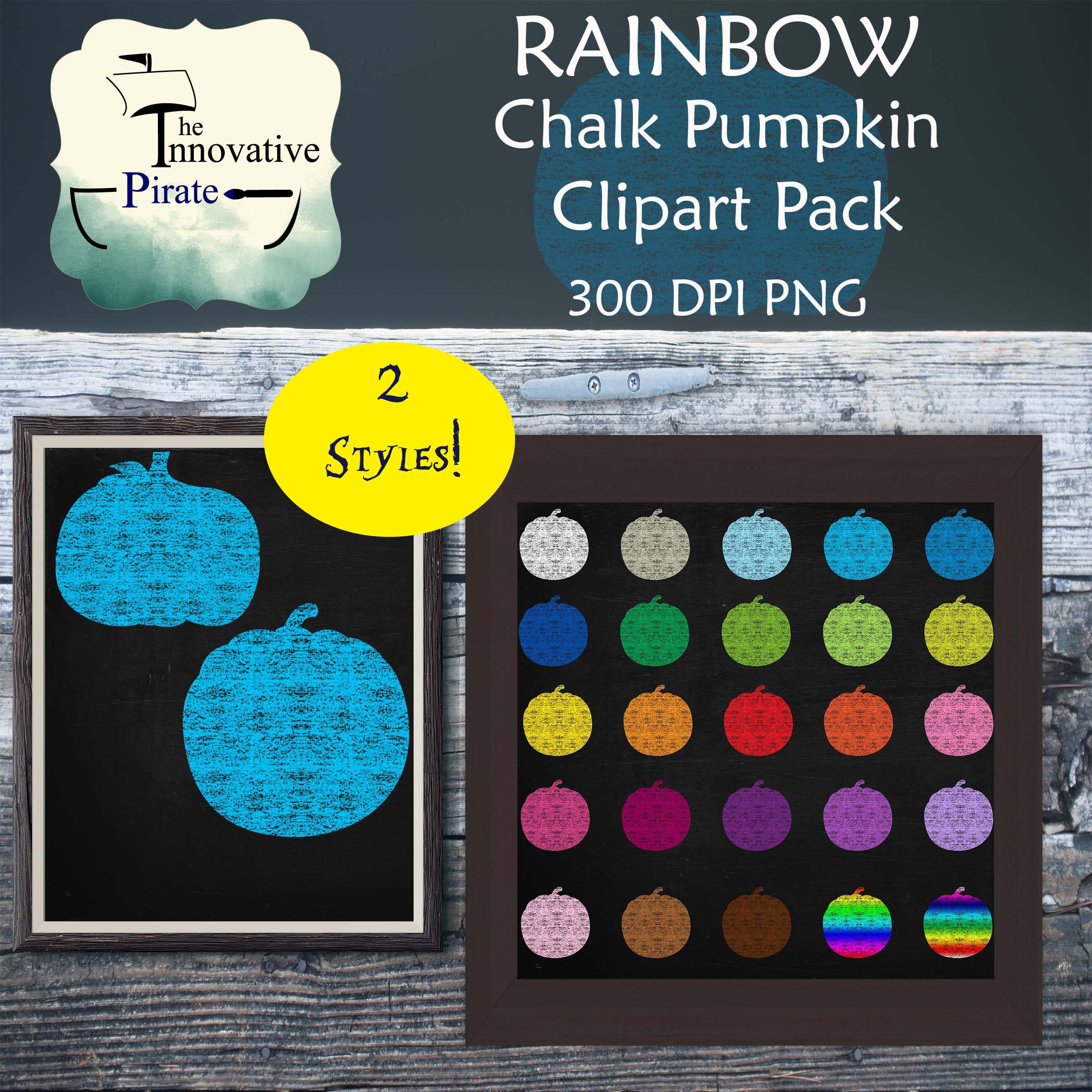 Chalk Pumpkin Clipart Pack Pumpkins Clip Art Chalkboard - Etsy