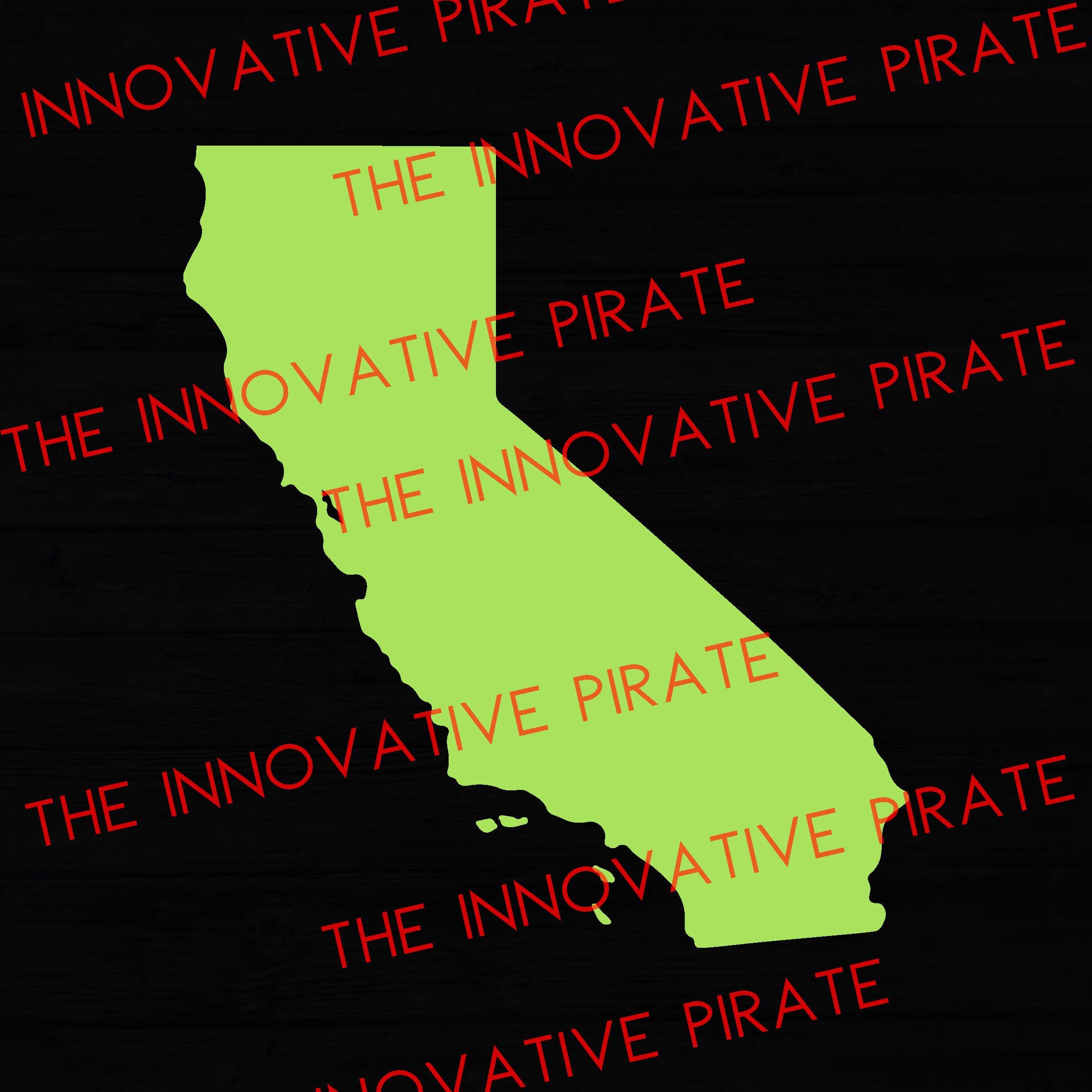 Rainbow California Clipart Park Multicolor California Multi - Etsy