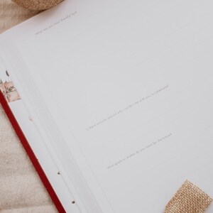 Personalised Christmas Memory Book | 50 Years of Family Memories | Baby ...