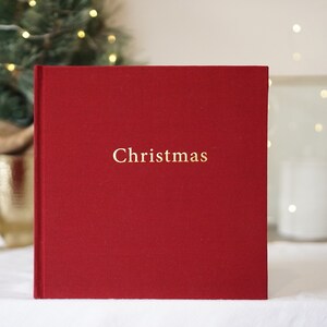 Personalised Christmas Memory Book | 50 Years of Family Memories | Baby ...