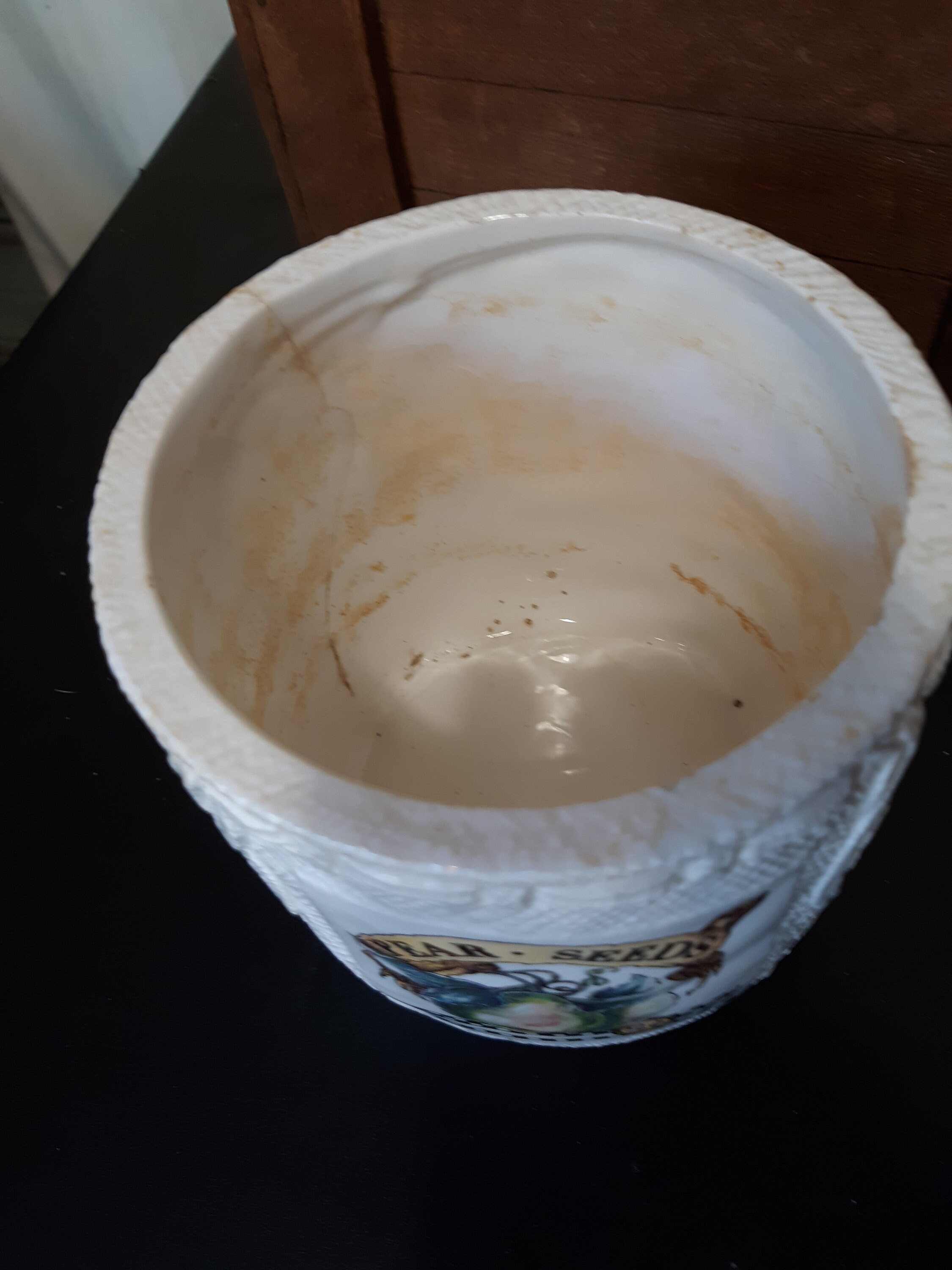 Chippy NAPCO POTTERY With Pears Image, Vintage Indoor Planter, Outdoor ...