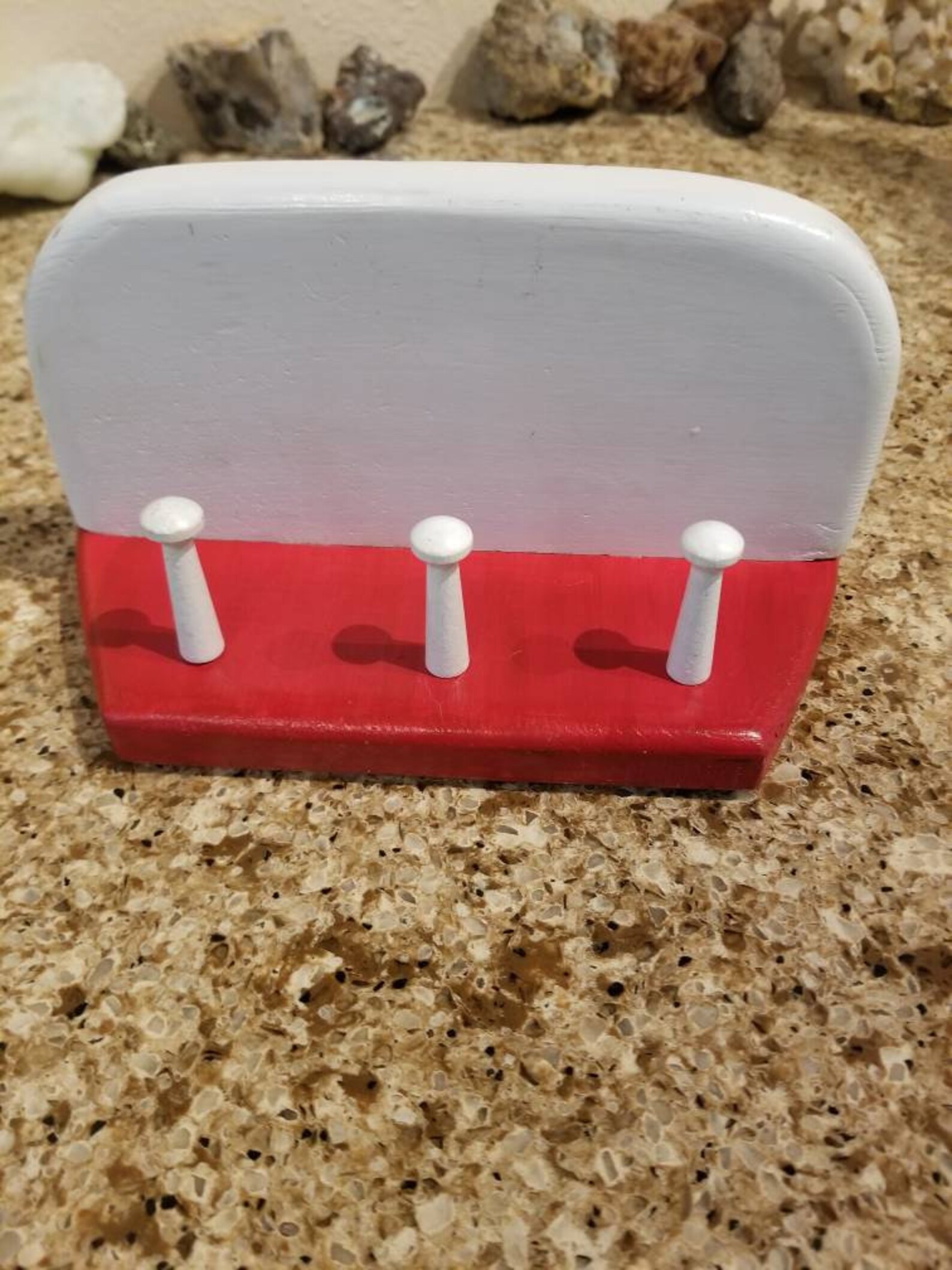 Vintage Rustic WOODEN APPLE Shaped SHELF With 3 Hanging Pegs - Etsy