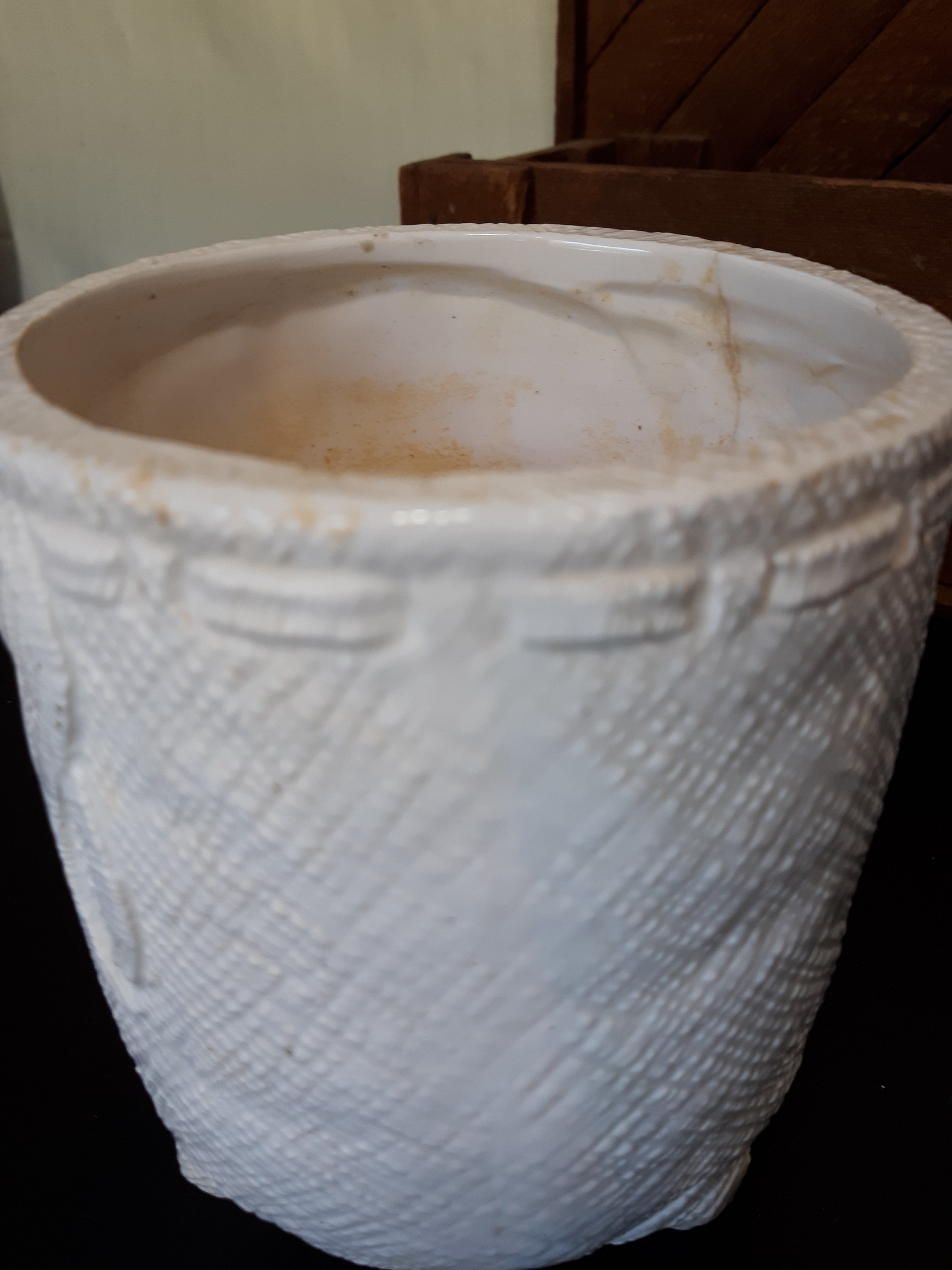 Chippy NAPCO POTTERY With Pears Image, Vintage Indoor Planter, Outdoor ...