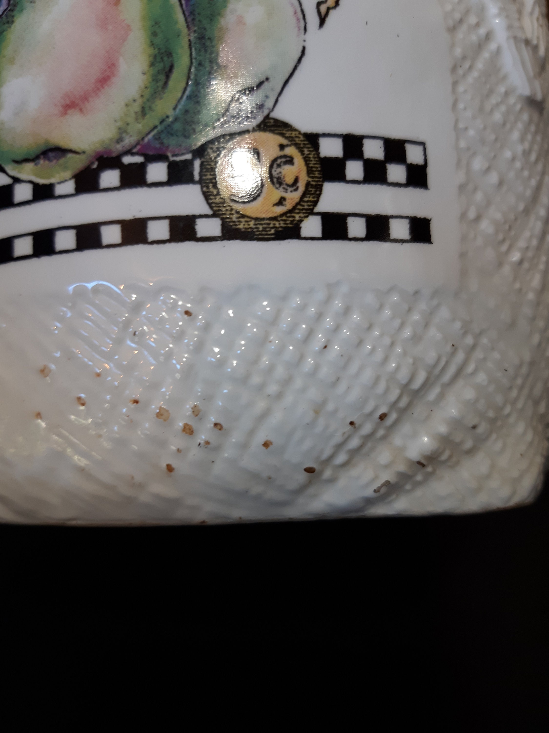 Chippy NAPCO POTTERY With Pears Image, Vintage Indoor Planter, Outdoor ...