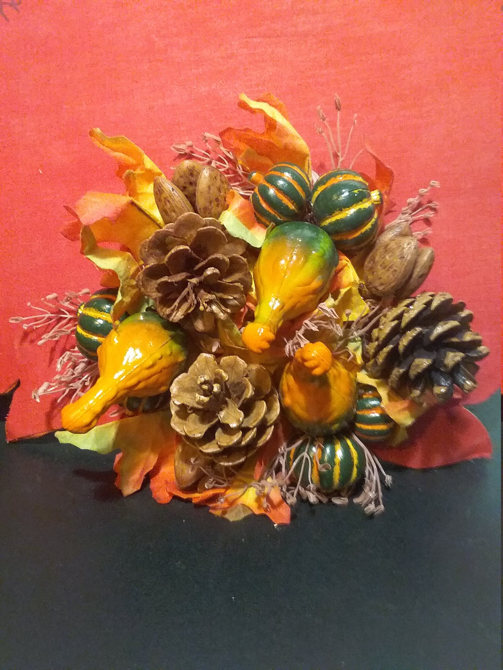 Beautiful FALL CANDLE WREATH Vintage Autumn Pillar Candle - Etsy